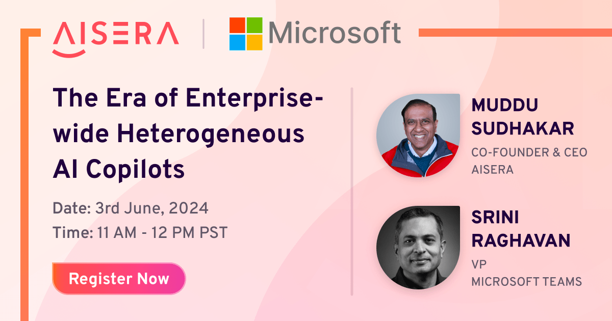 Aisera Webinars | Generative AI and ChatGPT for Enterprise